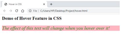 Hover In Css Learn Thedifferent Examples Of Hover In Css