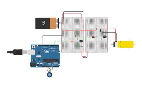 Circuit Design Clase 8 Ejercicio 3 Tinkercad