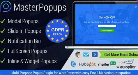 Master Popups Wordpress Plugin 391 Popup Plugin For Lead Generation