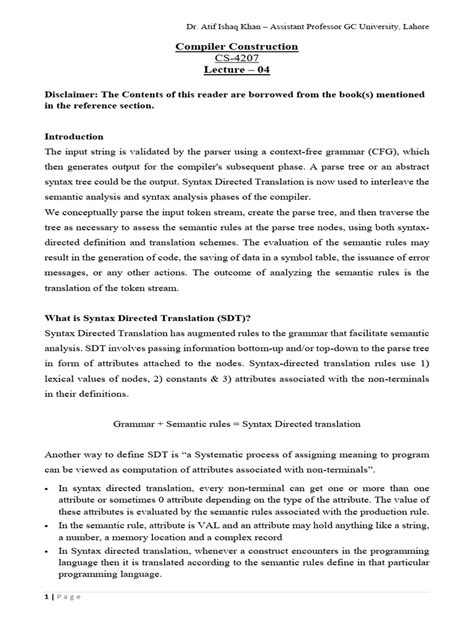 Lecture 04 Pdf Parsing Linguistics