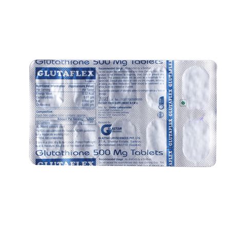 Glutaflex 500mg Tablet View Usage Side Effects Price And Subtitute