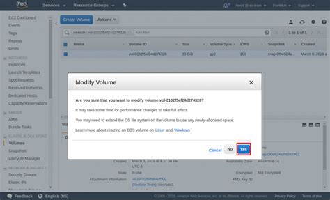 how to resize an amazon ebs volume a step by step gudie
