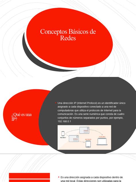 Conceptos Básicos De Redes Pdf Dirección Ip Red De Computadoras