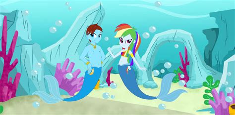 Mermay Guardian Soul And Rainbow Dash By Guardiansoulmlp On Deviantart