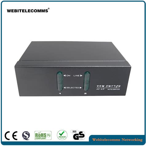 Metal Case 2 Port Kvm Switch Soho Kvm 2 Port Kvm And Vga Kvm Switch