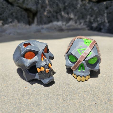 Sea Of Thieves Inspired Mini Bounty Skulls Etsy