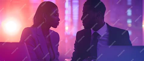 Premium Photo Corporate Duo Analyzing Data On Laptop Concept Data