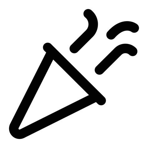 Icono De Vector De Confeti Que Es Adecuado Para El Trabajo Comercial Y Modificarlo O Editarlo