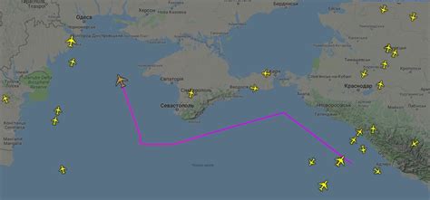Blackseanews Польоти літаків США у Чорному морі протягом тижня