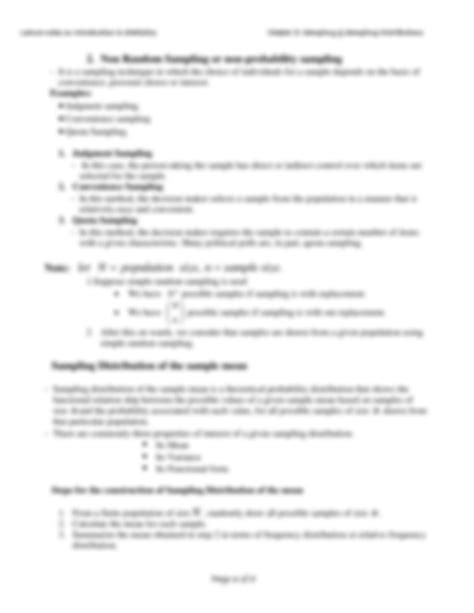 Solution Chapter 7 Sampling Sampling Distributions Studypool