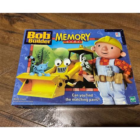 Milton Bradley Bob The Builder Memory Game Complete Etsy In Memory Games Bob The