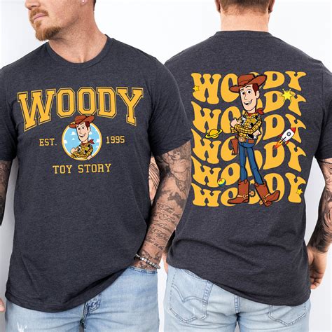Disney Toy Story Woody Shirt Sheriff Woody Tee Toy Story Country