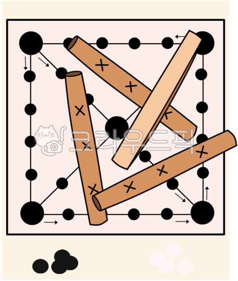 윷놀이 윷 전통놀이 전래놀이 명절 사진 이미지 일러스트 캘리그라피 Zzghgus작가