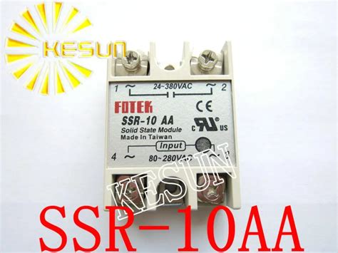 SSR AA SSR AA A V AC TO V AC AC AC Single Phase Solid State Relay X PCS In