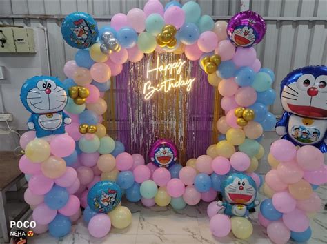 Doraemon Theme Birthday Decoration East Events