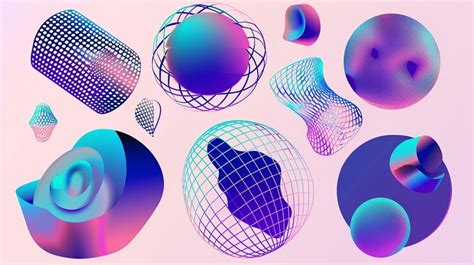 Premium Photo Mesh Abstract Shapes With Globe In Minimal Style Isolated
