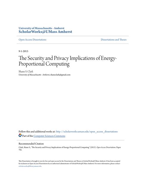 The Security And Privacy Implications Of Energy Pdf Power Supply Resistor