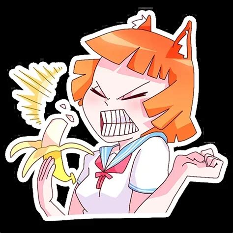 Айко-тян Telegram stickers