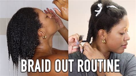 Updated Braid Out Routine On 4c Hair Youtube