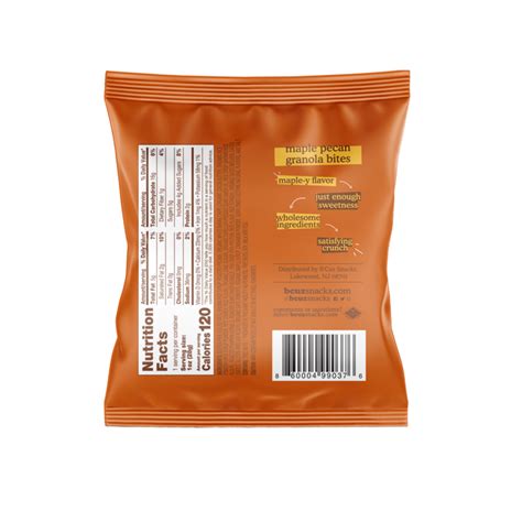 Maple Pecan Bcuz Snacks