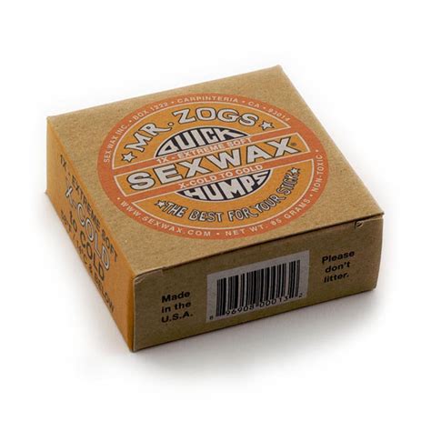 Mr Zogs Sexwax Quick Humps 4x Firm Sexwax In Ecobox Old Glory