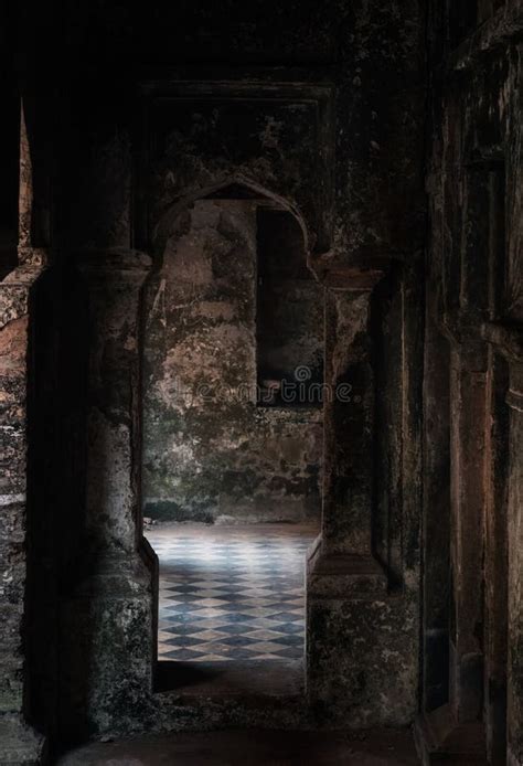 Interior View Of Creepy Old Abandoned House Stock Image Image Of