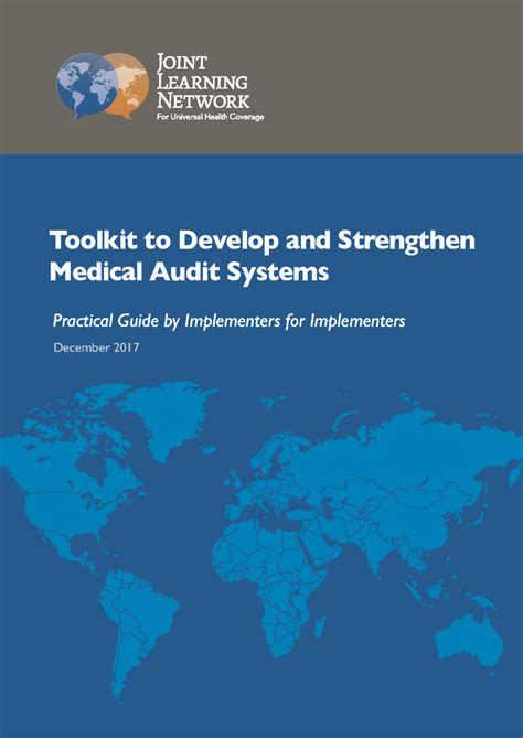 Toolkit To Develop And Strengthen Medical Audit Systems Joint Learning Network