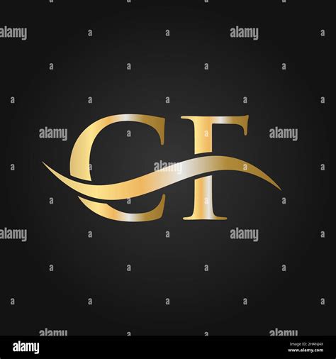 Letter Cf Logo Design Template Cf C F Letter Logo Modern Flat Minimalist Business Company