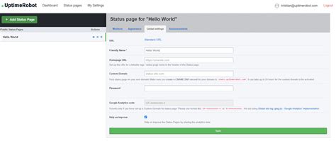 Introducing Public Status Pages Yay UptimeRobot Blog