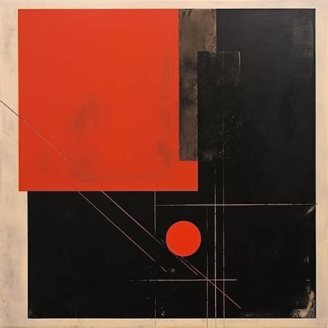 Premium Ai Image Exploring The Essence Of Suprematism A Geometric Marvel A Black Square In A