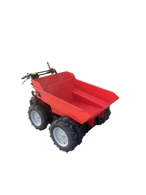 Load Capacity Gasoline Engine Powered Rubber Track Mini Cart