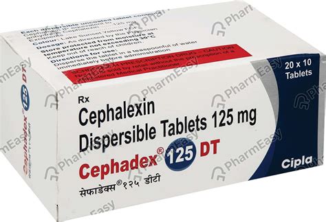 Cephadex Dt 125 Mg Tablet 10 Uses Side Effects Price And Dosage
