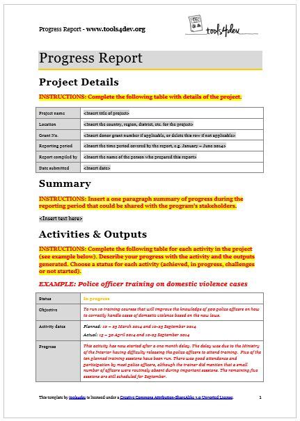Brilliant How Do You Write A Progress Report To File Harassment