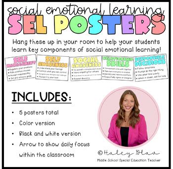SEL Posters By Haleyglav TPT