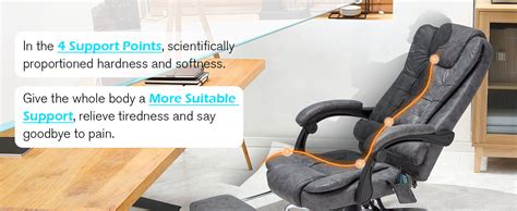 Amazon YODOLLA 6 Points Massage Office Chair With Heat Ergonomic