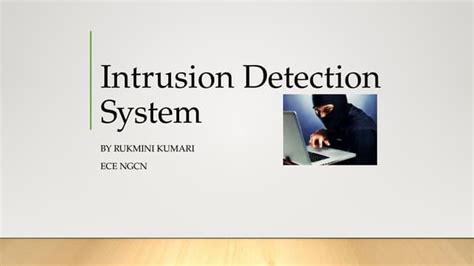 Intrusion Detection System For Network Security Pptx