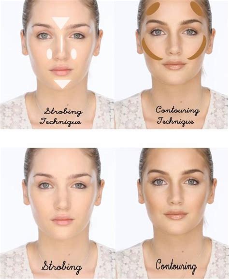 Highlighter Makeup Before After