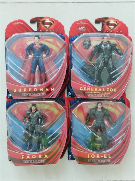 SUPERMAN GENERAL ZOD JOR EL FAORA DC Movie Masters Hobbies Toys