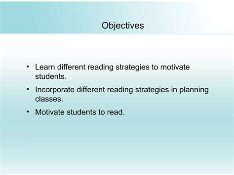 Reading Motivation Strategies Ppt