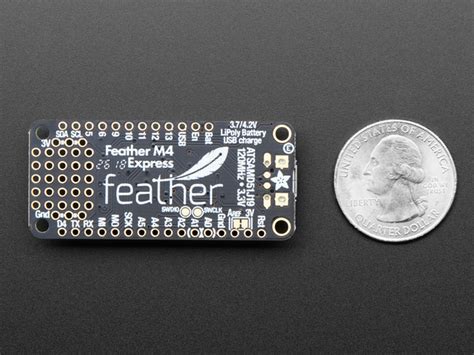 Adafruit Feather M4 Express Featuring Atsamd51 Atsamd51 Cortex M4