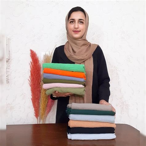 خرید و قیمت شال پلیسه پفکی نخی مناسب چهار فصل زیبا و با کیفیت ابعاد 190