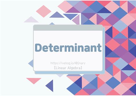 [linear Algebra] Determinant