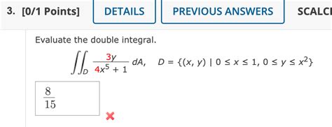 Solved Evaluate The Double Chegg