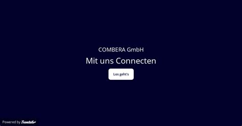 Combera Gmbh Connect