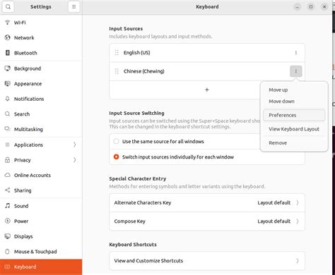 Language Support Chinese Chewing Input Method Does Not Work On Ubuntu Ask Ubuntu