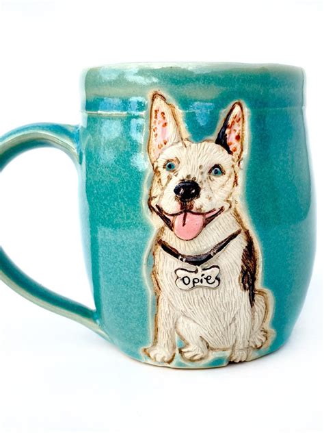 Pet Portrait Mugs Amanda Proctor Ceramics