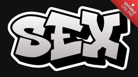 Sex Graffiti Style Text Effect Generator