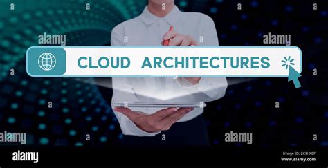 Text Sign Showing Cloud Architectures Word Written On To Live A Life