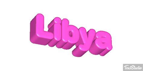 Libya Country Animated  Logo Designs