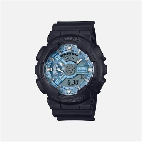 Casio G Shock GA 110CD 1A2 Blue Dial Resin Analog Digital Watch REV